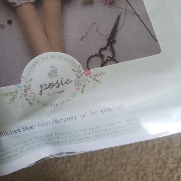 posie | Art | New Dovegray Handmade Cloth Posie Doll Kit Bridie Doll ...